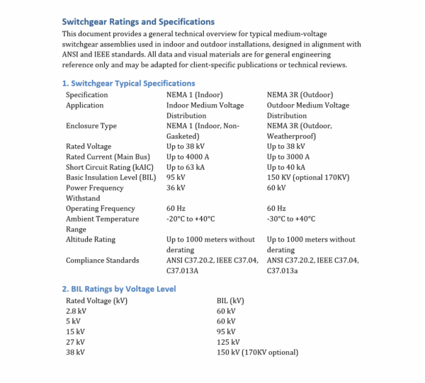 technical-data-medium-voltage-metal-clad-switchgear